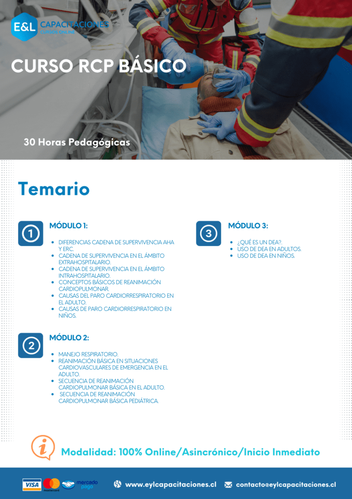 Curso Reanimación Cardiopulmonar Básico (RCP) - EyL Capacitaciones